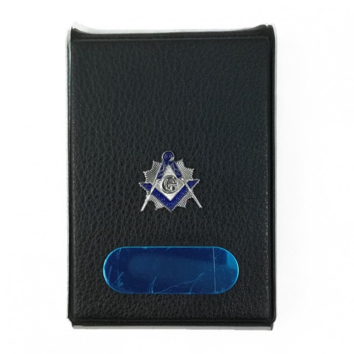 Portvizit cu simbol masonic echer si compas cu litera `G` | Okazii.ro