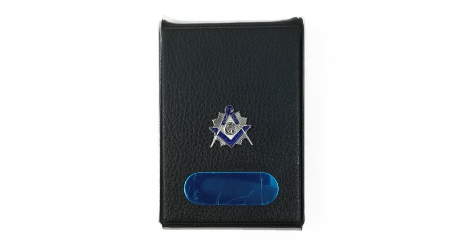 Portvizit cu simbol masonic echer si compas cu litera `G` | Okazii.ro