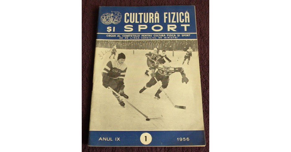 Revista Cultura fizica si sport Nr. 1 / 1956, proletcultism sportiv ...