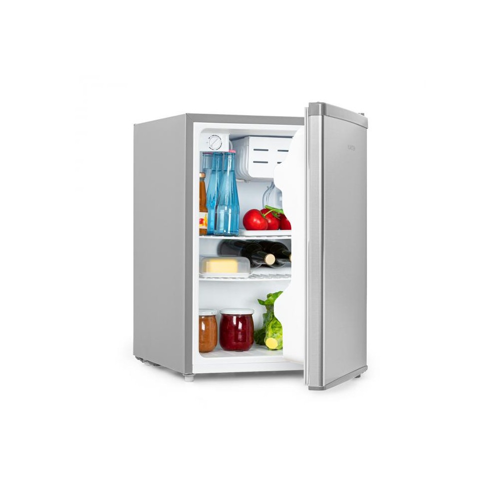 Klarstein Cool Kid, mini frigider cu congelator, 66 L, 42 dB, A +, inox ...