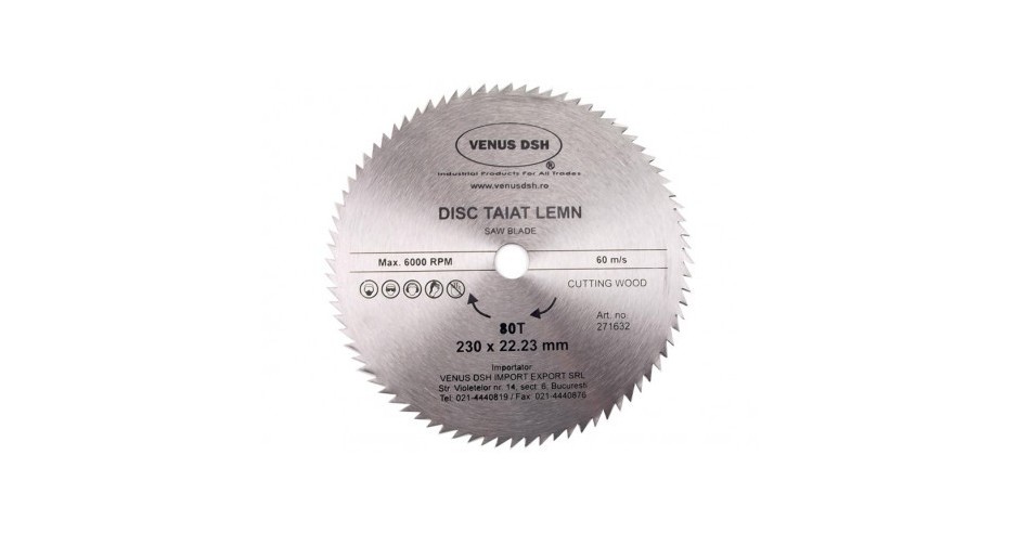 Disc Taiat Lemn 125 X 22.23 Mm - 60 T | arhiva Okazii.ro