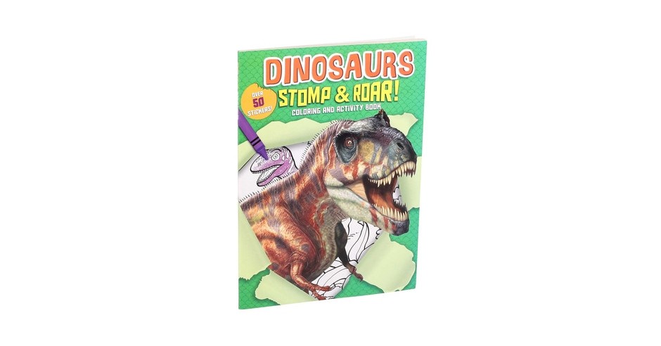 Dinosaurs Stomp & Roar! Coloring and Activity Book | arhiva Okazii.ro