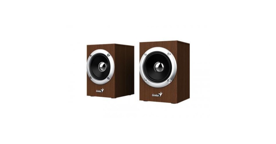 Boxe PC Genius SP-HF 280 Wood, Sistem 2.0, Maro | arhiva Okazii.ro
