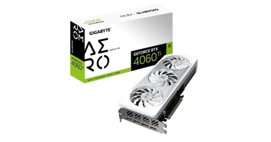 GeForce RTX? 4060 Ti AERO OC 16G GDDR6 128 bit PCI-E 4.0 DisplayPort 1 ...