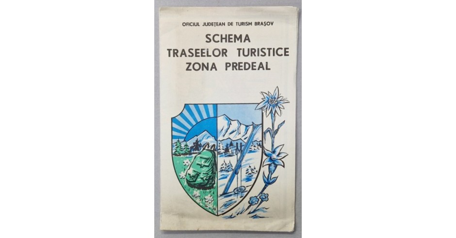 SCHEMA TRASEELOR TURISTICE ZONA PREDEAL , HARTA , ANII '80 | arhiva ...