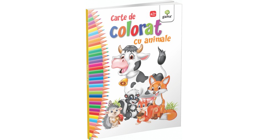 Carte colorat cu animale. Colorat 80 pag. Editia 2018 | arhiva Okazii.ro