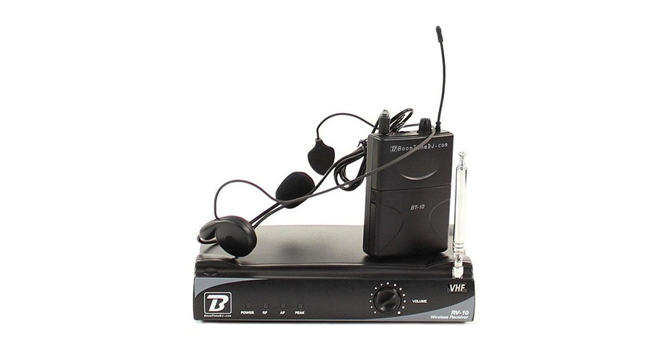 Statie microfon VHF cu un microfon tip casca de mana wireless | arhiva ...