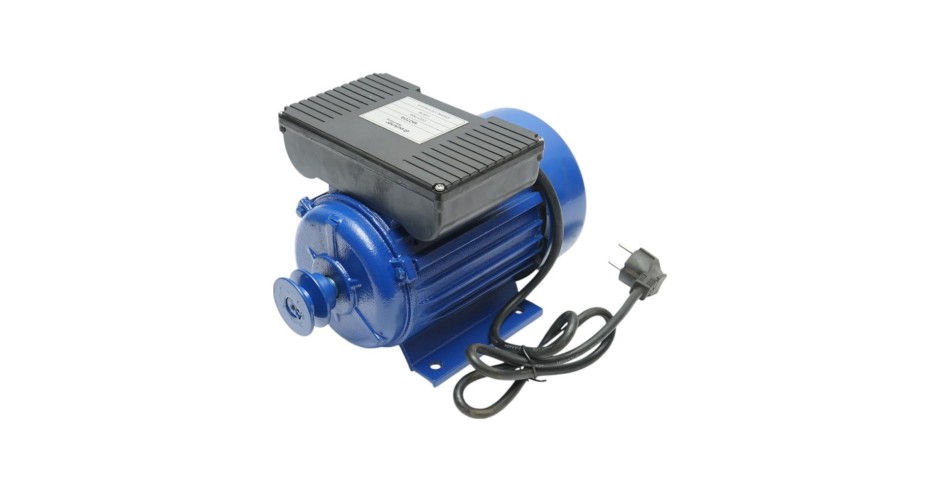 Motor electric monofazat 1.5kW Breckner Germany, 220V, stator 120x90mm, bobinaj aluminiu ...