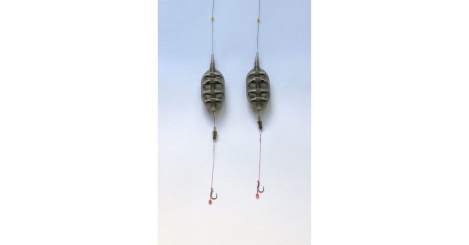 Set 2 Monturi Method Feeder 60-70gr Banda Silicon Pop-Up Wafters ...