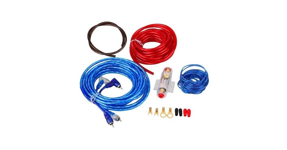 Kit Cabluri Subwoofer Auto, Amplificator 1000W, 5m, Conectori Auriti ...