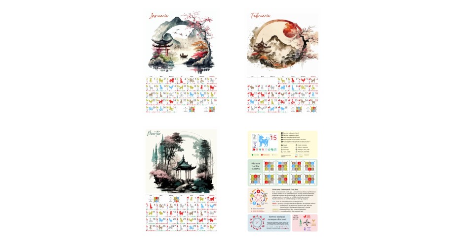 Calendar Feng Shui 2024 + cadou | Okazii.ro
