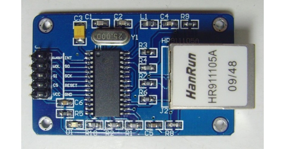 Shield retea ENC28J60 Ethernet netwoek rj45 arduino avr stm pic | Okazii.ro