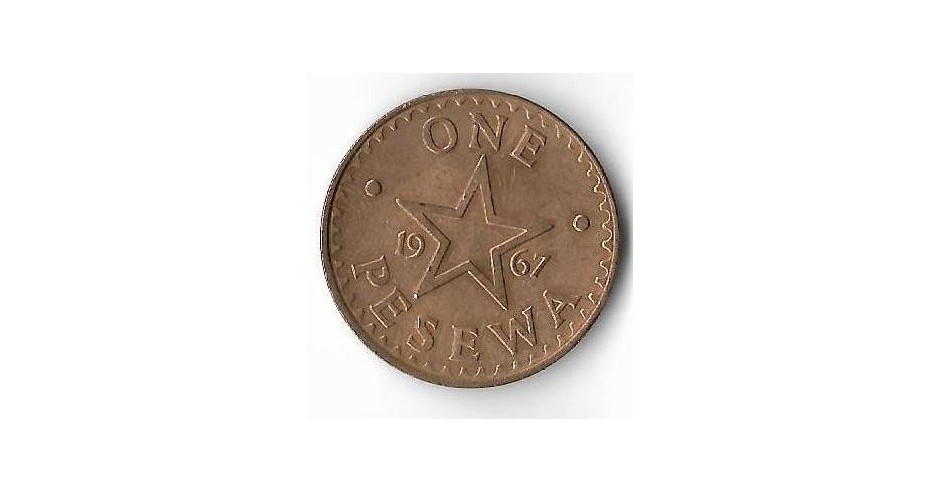 Moneda 1 pesewa 1967 - Ghana | arhiva Okazii.ro