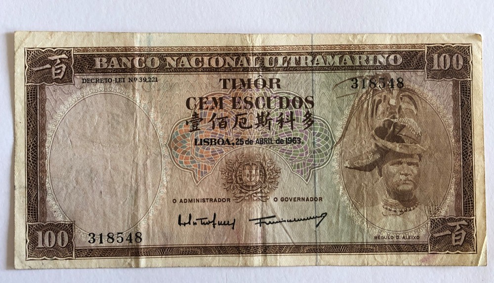Timor 100 escudos 1963 Regulo D Aleixo | arhiva Okazii.ro