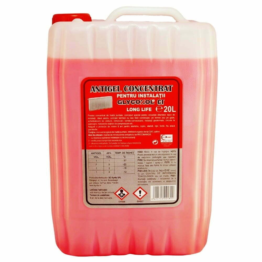 Antigel centrale termice, Glycoxol CT Long Life -74?C, 20KG, aditivat ...