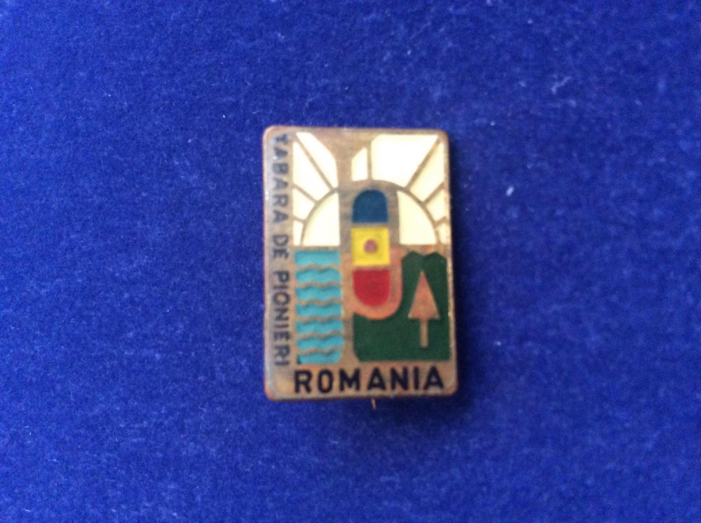 Insigna pionieri - România - Pionier - Tabăra de pionieri - Năvodari ...