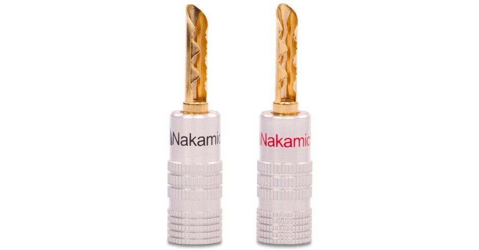 Conectori boxe banana Nakamichi tip baioneta - 2 buc. | arhiva Okazii.ro