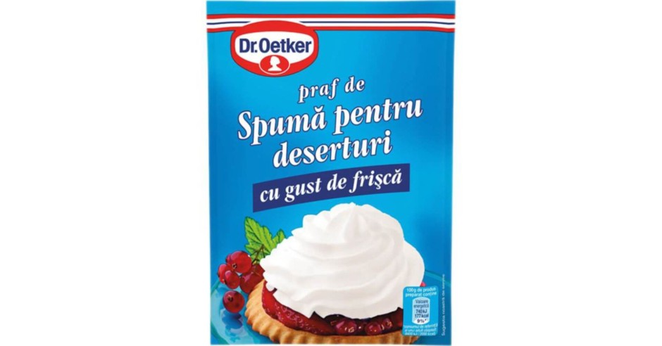 Praf de Spuma Dr.Oetker, 48 g, Gust de Frisca, Praf de Spuma pentru ...