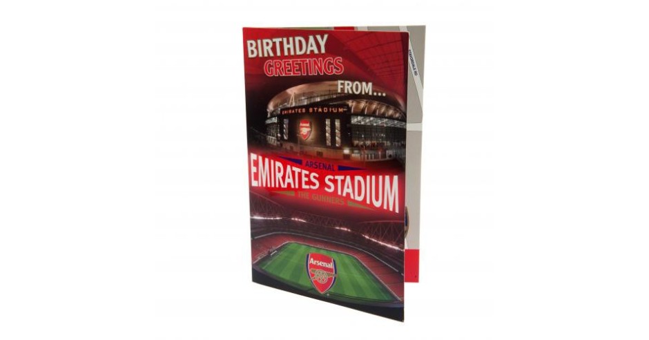 FC Arsenal urari pentru ziua de na?tere Pop-Up Birthday Card | arhiva ...