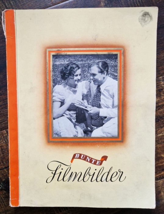 1936 Album cu 250 cartonase cu actori de la tigari GREILING Tabac Tutun ...