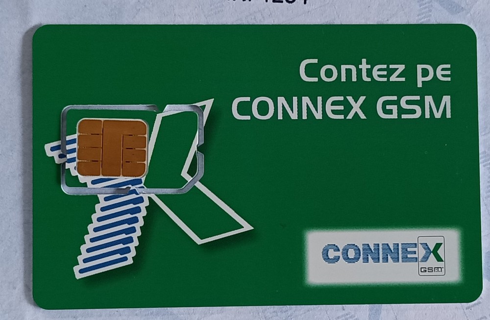 Cartela sim pentru telefon mobil nefolosita in plic CONNEX GSM ...