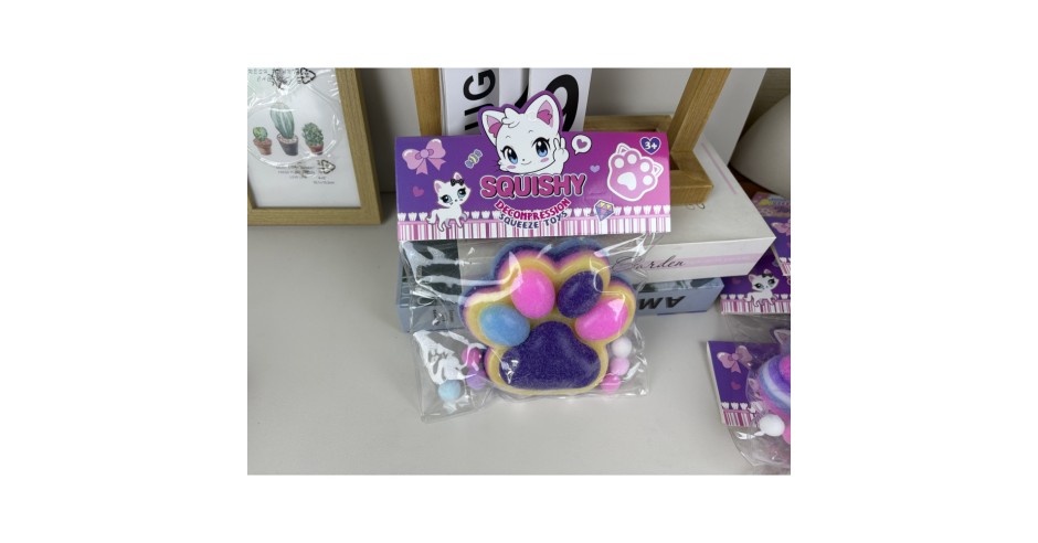 Jucarie antistres squishy, flippy, cu revenire lenta, model labuta de ...