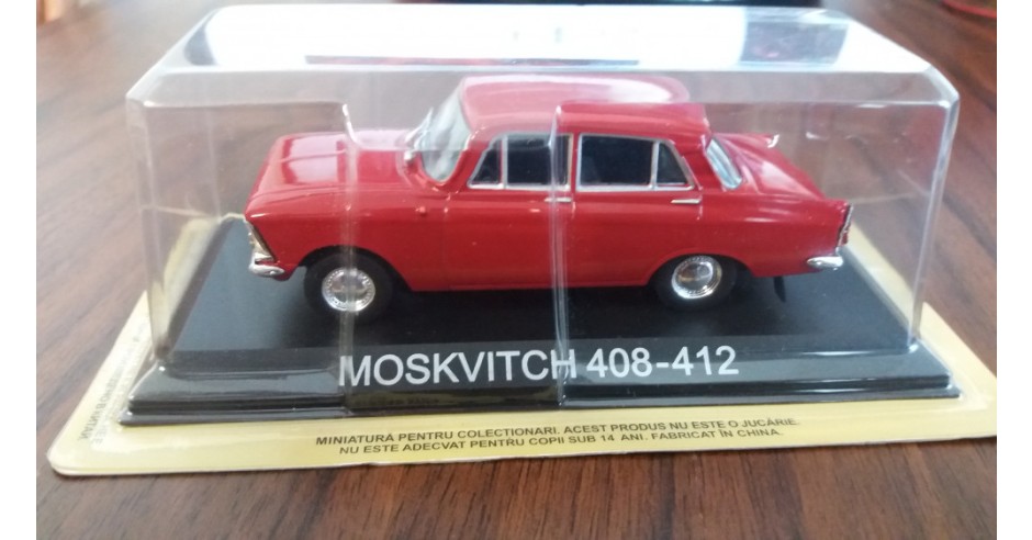 Macheta MOSKVITCH 408-412 1967 - DeAgostini Masini de Legenda, 1/43, noua. | arhiva Okazii.ro