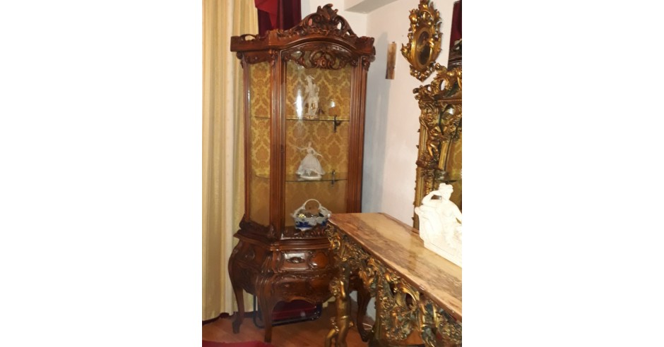 VITRINA baroc/ mobila antica/vintage/Louis/rococo/lemn masiv | arhiva ...