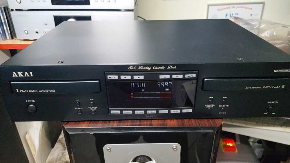 Akai-DX 3000W - Deck dublu caseta profesional | arhiva Okazii.ro