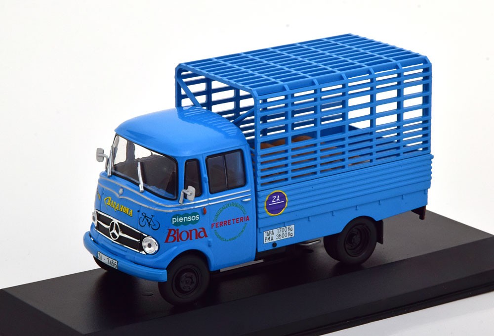 Macheta camion Mercedes-Benz L-319D Biona 1963 bleo, 1:43 Ixo | arhiva ...