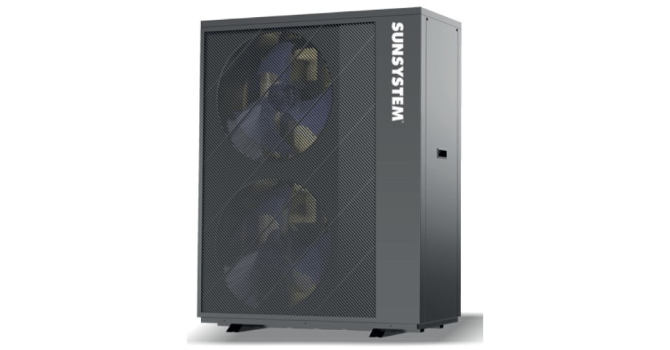 Pompa de caldura Aer-Apa pentru incalzire si racire, Sunsystem R32-0230-3PH, Monobloc 23 kW ...