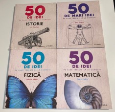 Set 4 volume 50 Mari Idei Istorie, Fizica, Matematica (noi) | arhiva ...