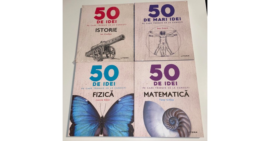 Set 4 volume 50 Mari Idei Istorie, Fizica, Matematica (noi) | arhiva ...