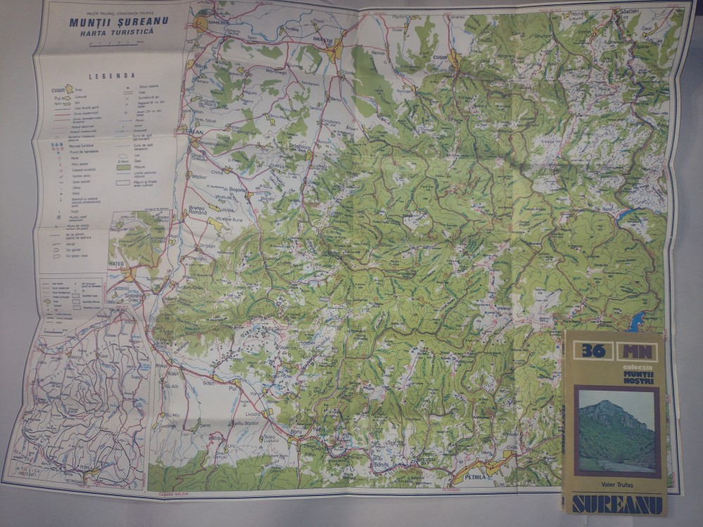 COLECTIA MUNTII NOSTRI NR.36 MUNTII SUREANU cu harta | Okazii.ro