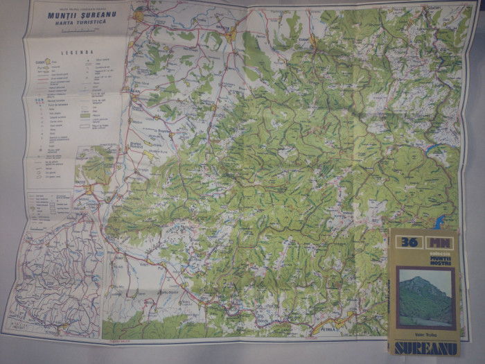 COLECTIA MUNTII NOSTRI NR.36 MUNTII SUREANU cu harta | Okazii.ro