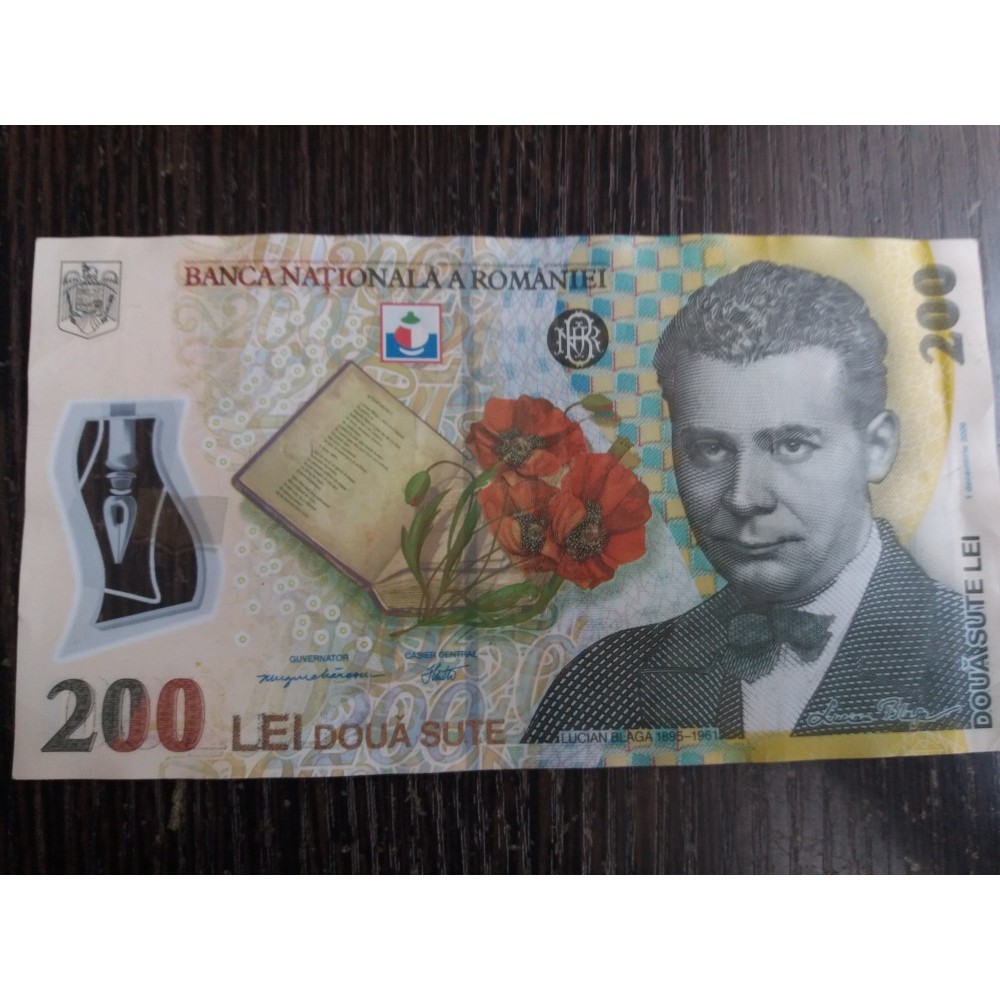Bancnota 200 lei 2006 cu eroare | arhiva Okazii.ro