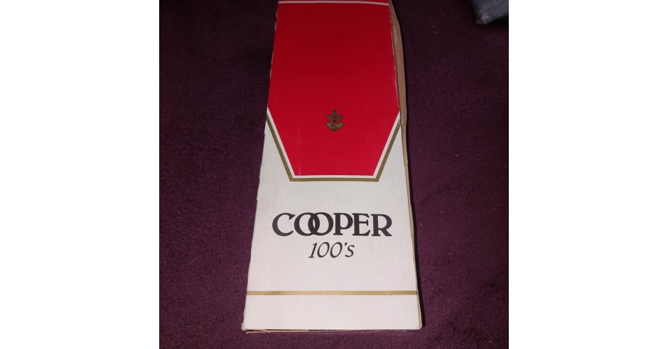Cartus de tigari Vechi COOPER 100S SEKAP GRECCE ambala vechi Gol de ...