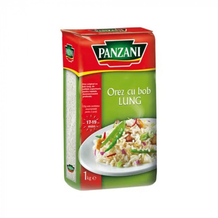 Orez cu Bob Lung Panzani, 1 Kg, Orez Panzani, Orez pentru Gatit, Orez ...