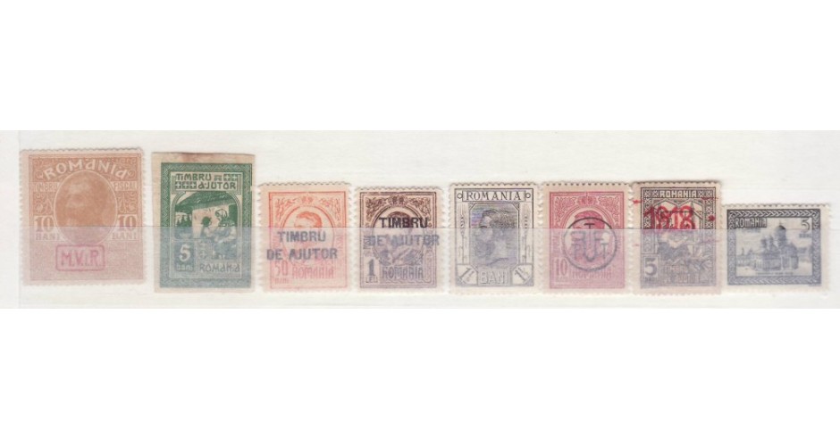Romania Lot Lot timbre 1917 1918 etc, Regi, Nestampilat | Okazii.ro
