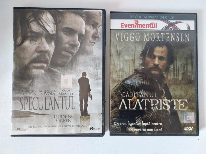 Lot 2 filme DVD: Speculantul + Capitanul Alatriste | Okazii.ro