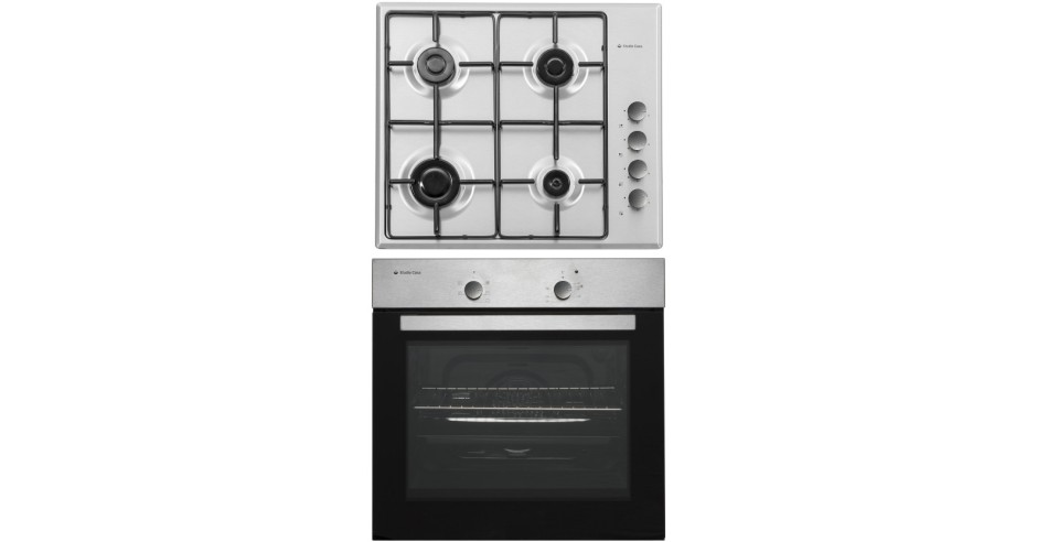 Pachet cuptor electric si plita gaz Duo Mirage Iseo Inox Studio Casa ...