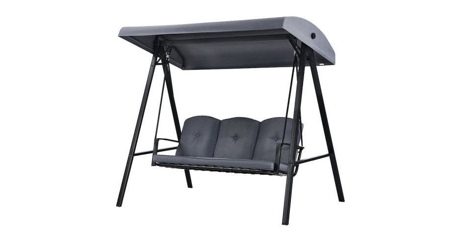 Balansoar Gradina 3 Locuri Copertina Impermeabila 205cm Gri ProCart ...