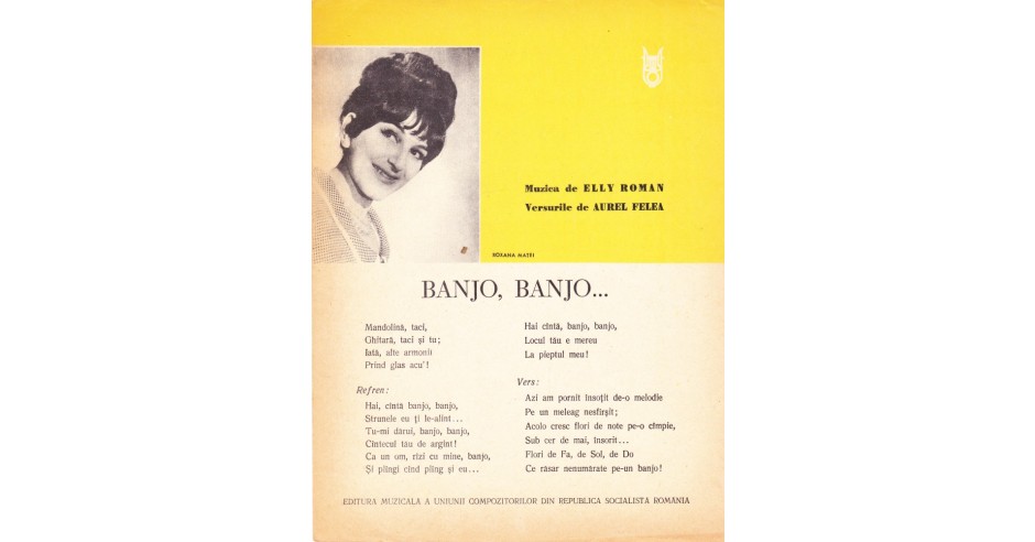 AS - PARTITURA - BANJO, BANJO... , MUZICA: ELLY ROMAN, VERSURI: AUREL ...