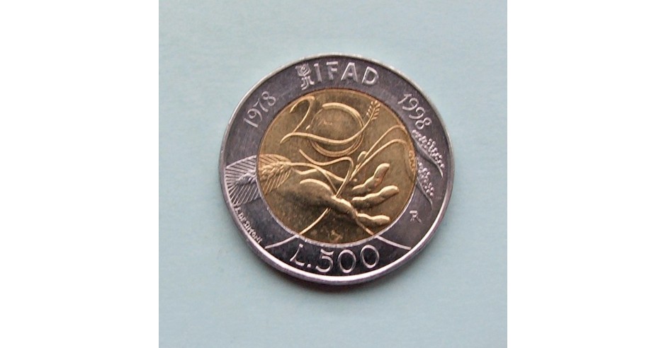 ITALIA - 500 Lire 1998 - IFAD | arhiva Okazii.ro