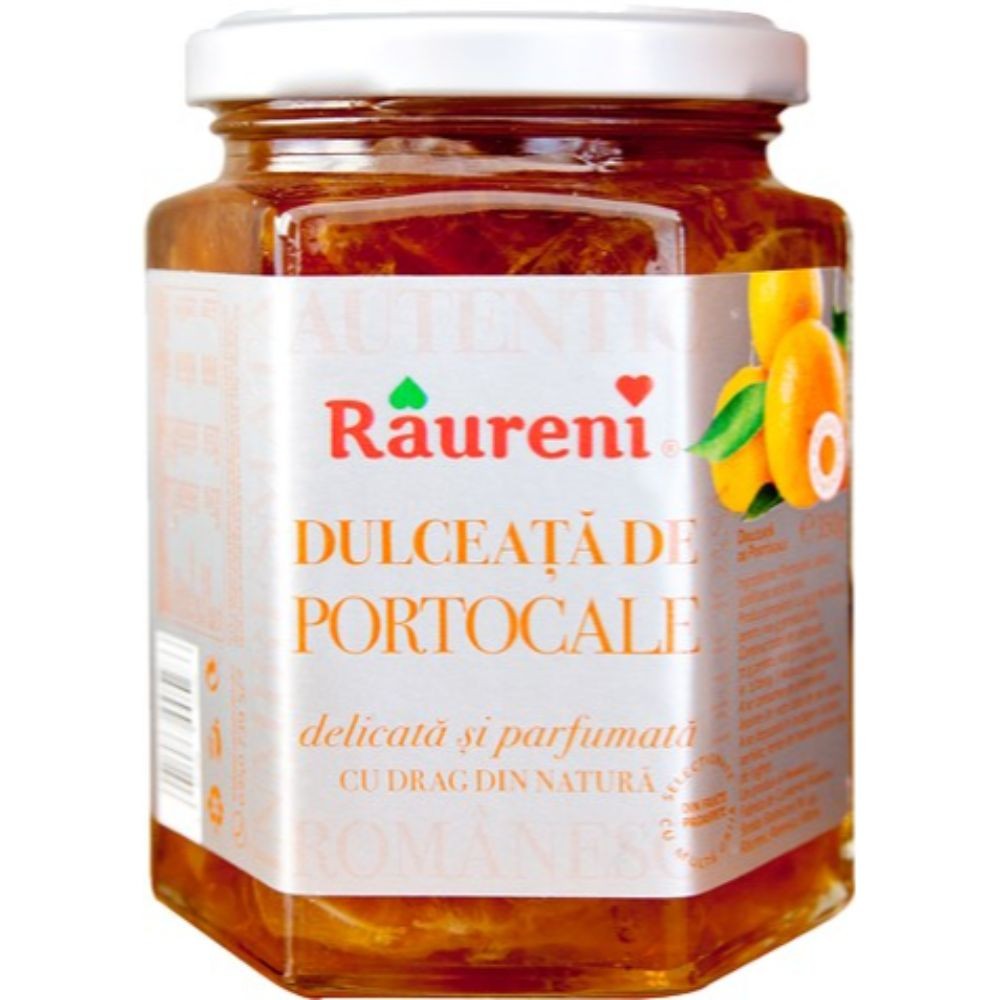 Dulceata de Portocale Raureni, 350 g, Dulceata Portocale, Dulceata din ...