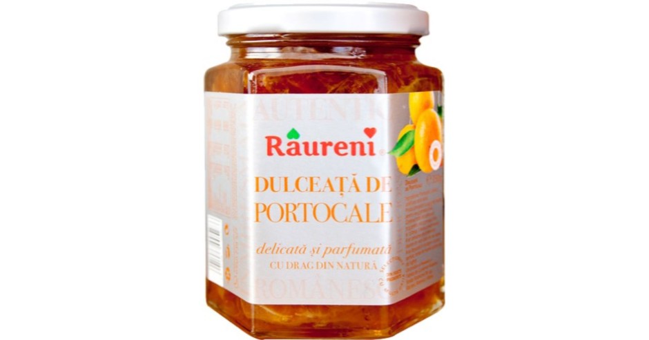 Dulceata de Portocale Raureni, 350 g, Dulceata Portocale, Dulceata din ...