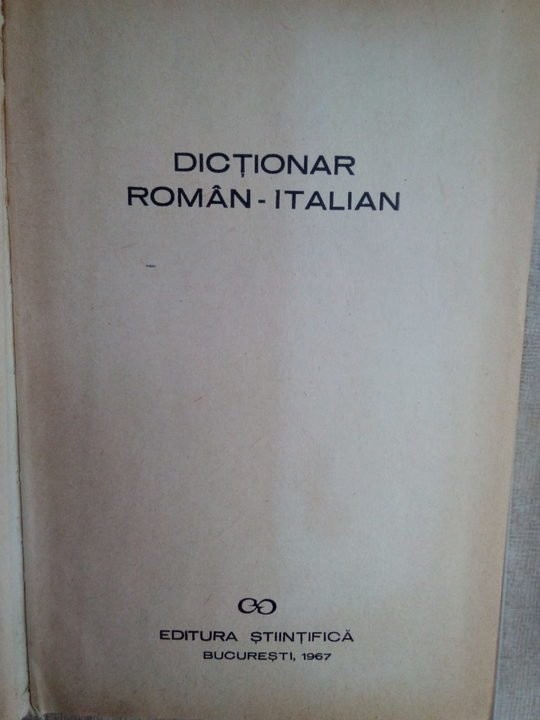 Nina Facon - Dictionar roman-italian (1967) | arhiva Okazii.ro