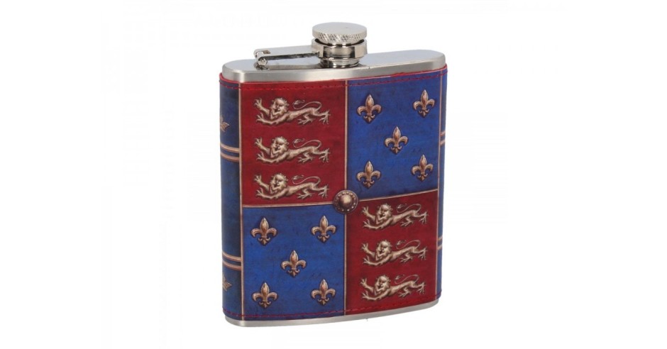 Butelcuta (plosca) inox pentru bauturi alcoolice Medieval 200 ml ...