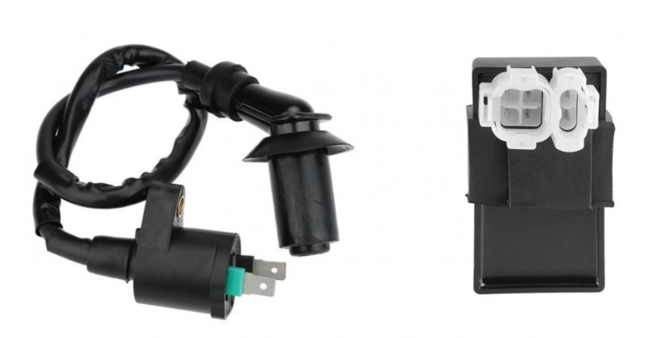 CDI Bobina Inductie Scuter Chinezesc GY6 4T 49cc 50cc 80cc 125cc, Set Aprindere Moto | Okazii.ro