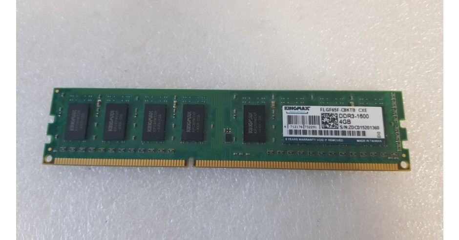Memorie RAM Kingmax 4GB, DDR3, 1600MHz - poze reale | arhiva Okazii.ro